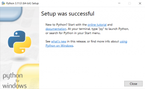 Installing Python on Windows – Foggy Programmer